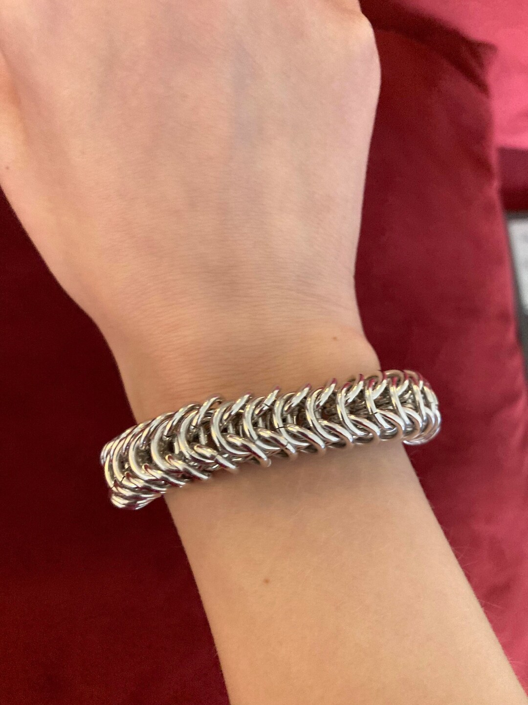 Chainmail Bracelet: Box Weave - Etsy