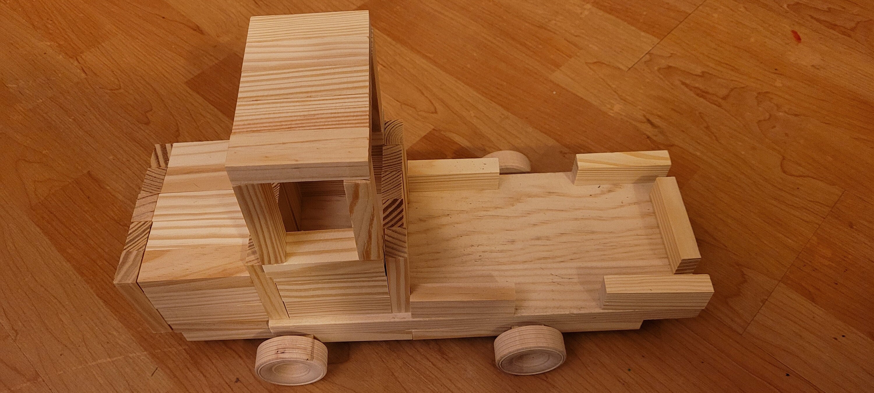 Homemade Wooden Toy Truck - Etsy