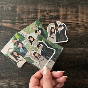 King the Land K-drama Fanart Sticker Waterproof Vinyl, Fan Gift, Drama ...