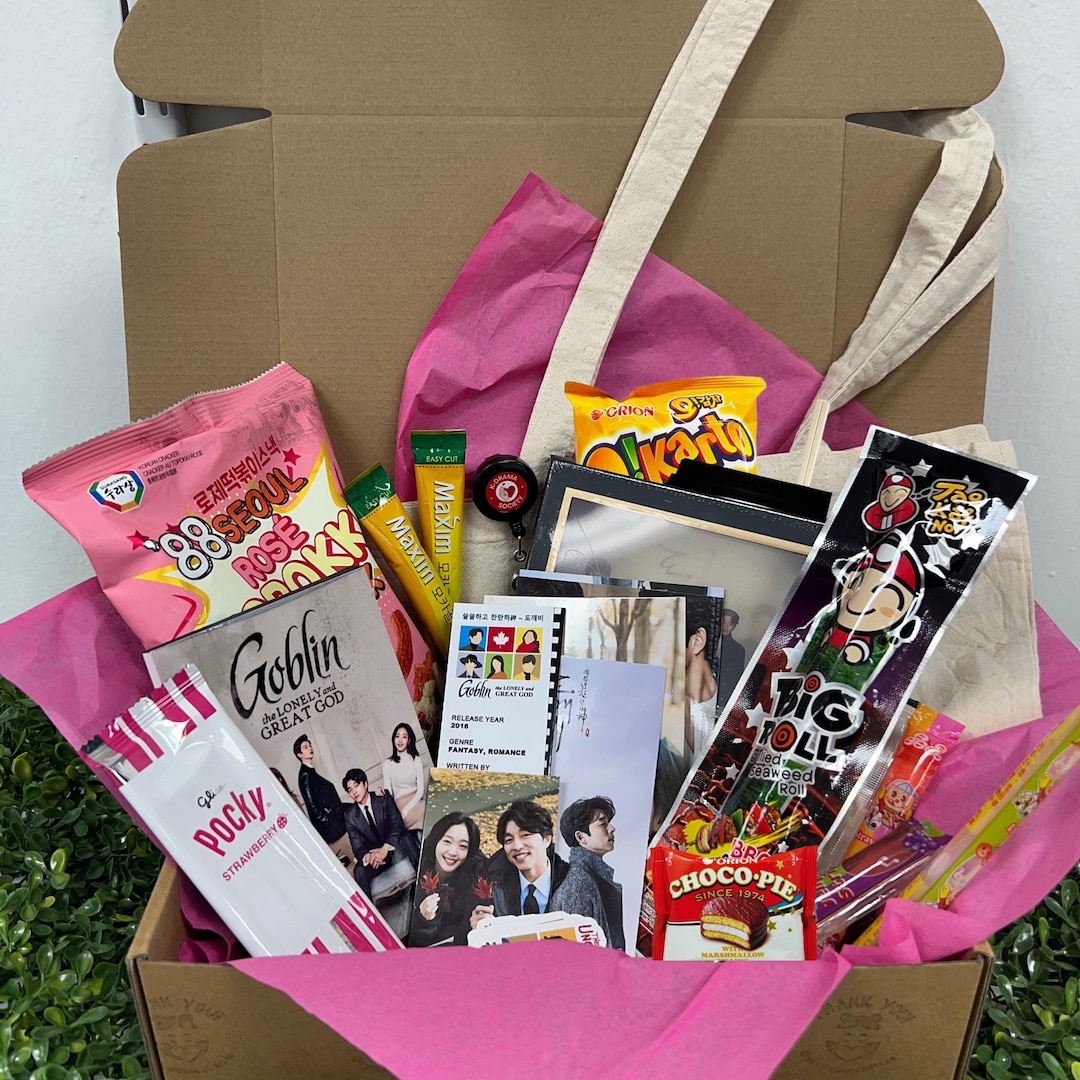 Kdrama Gift Box With OST Abum, Tote Bag, Notepad, Keychain, Stationary ...