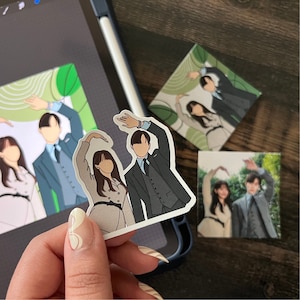 King the Land K-drama Fanart Sticker Waterproof Vinyl, Fan Gift, Drama ...