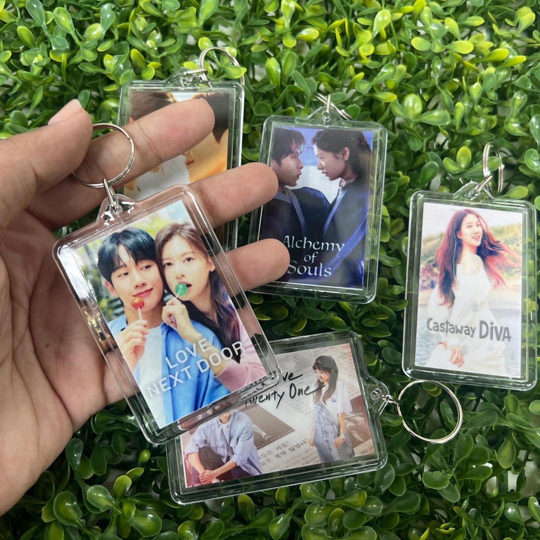 Personalized K-drama Poster Keychains - Unique Korean Gift Idea for ...