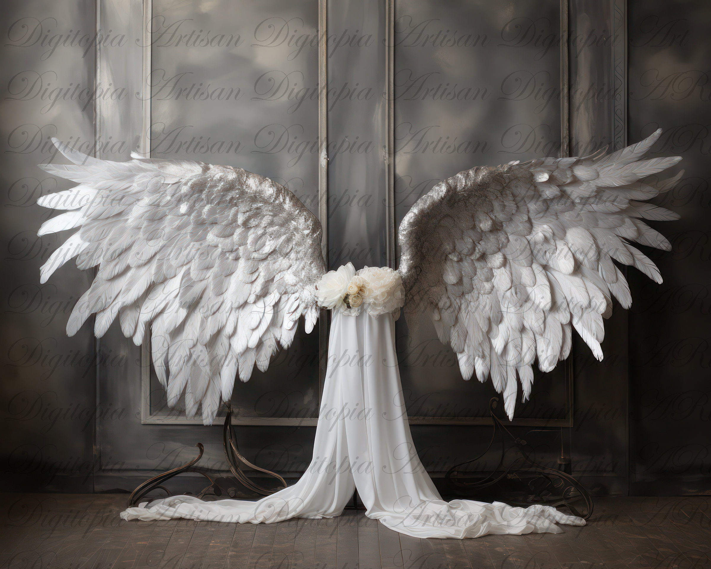 Angel Wing Backdrop, Digital Download Angel Wing Background for ...