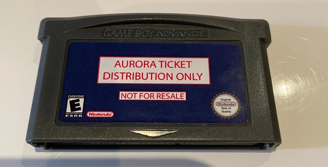 Aurora Ticket Event Pokemon Distribution Cartridge - Etsy