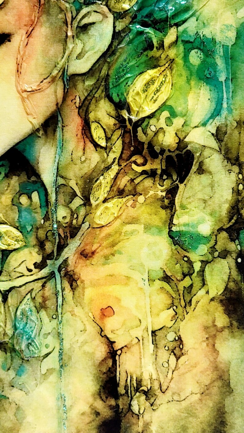 FIERY SPRITE Wall Art Unframed 6 5/8 X 9 7/8 standard 16.82cm X 25.08cm ...