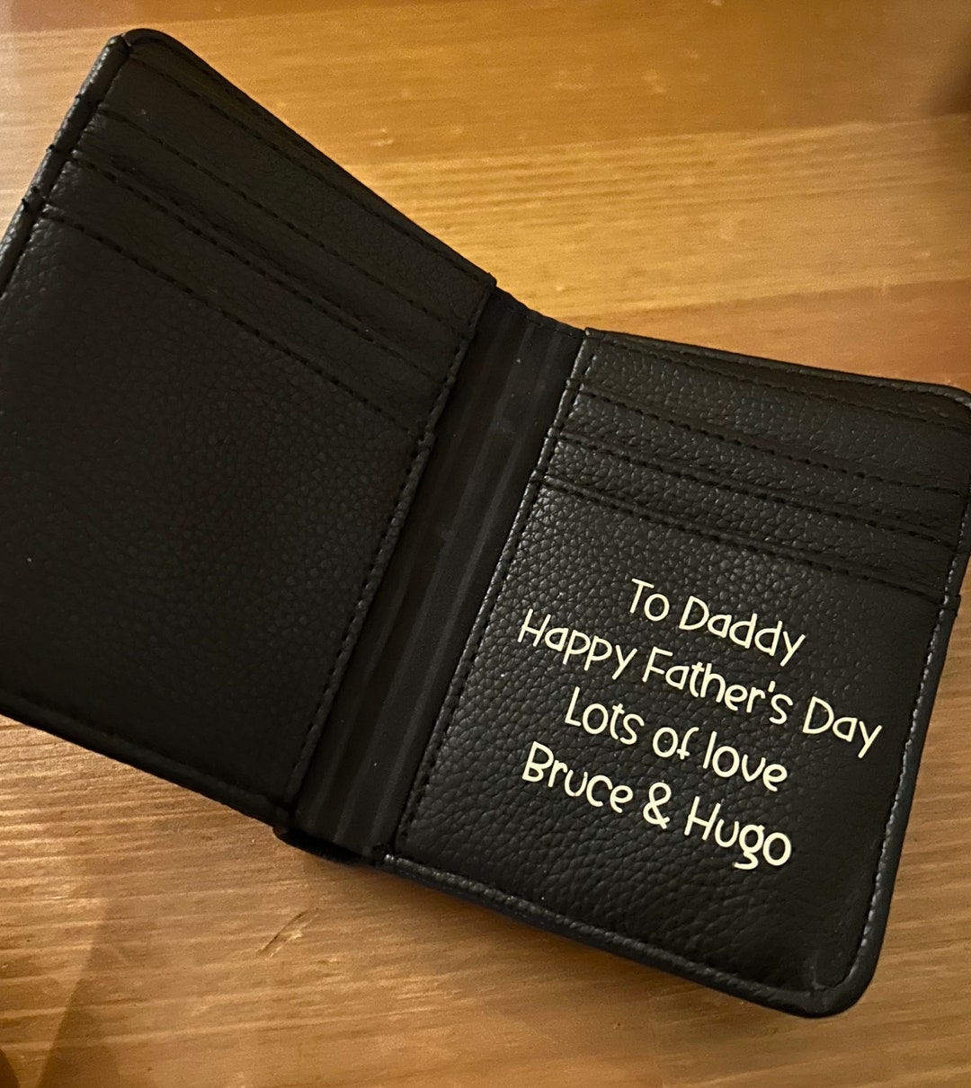 Personalised Fathers Day Mens Wallet - Etsy