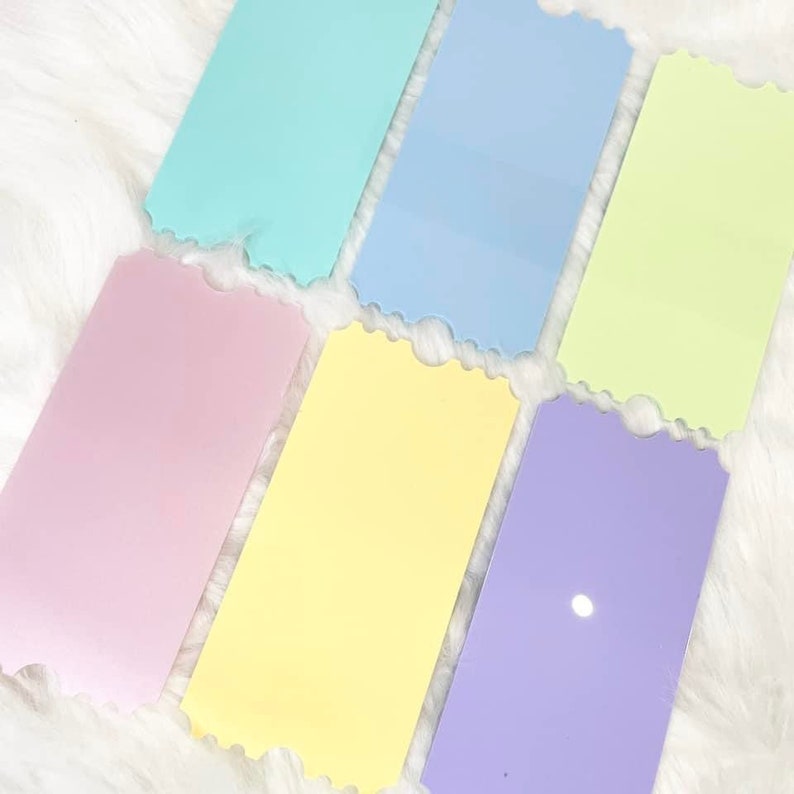 Personalised Acrylic Concert Ticket, Plane Ticket, Holiday Announcement ...