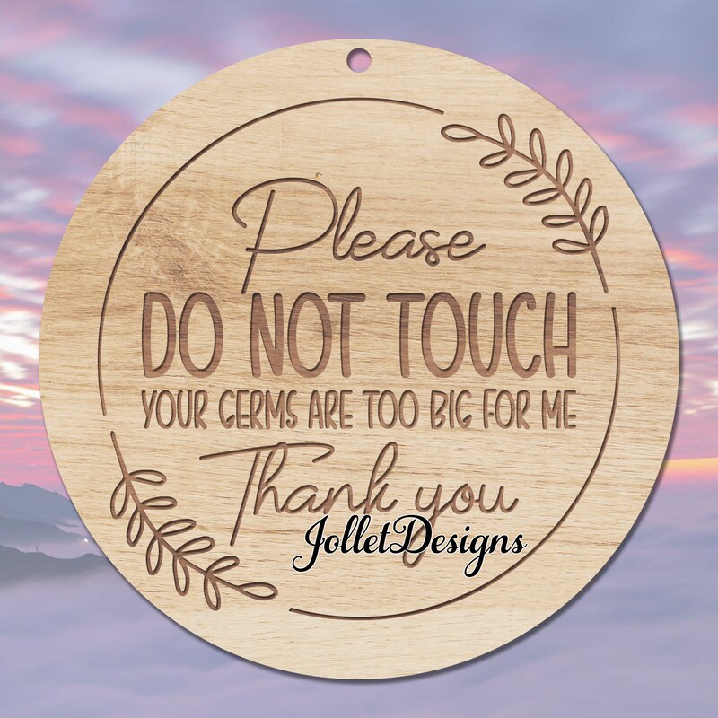 Do Not Touch Sign - Etsy