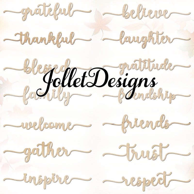 Thankful Plates - Etsy