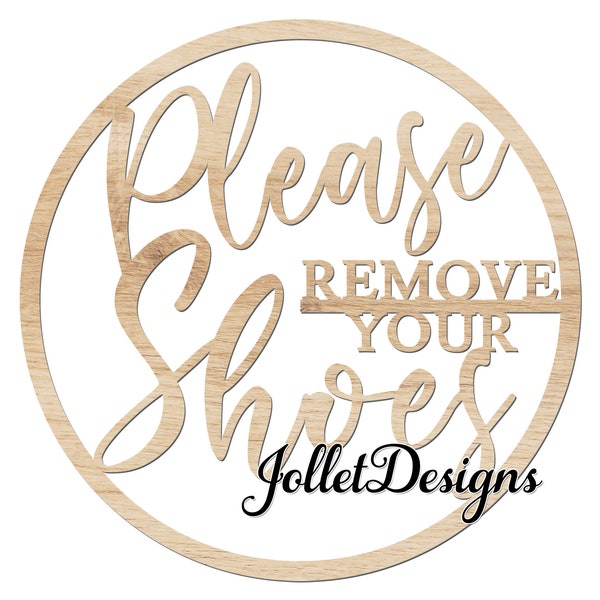 Remove Shoes Sign - Etsy