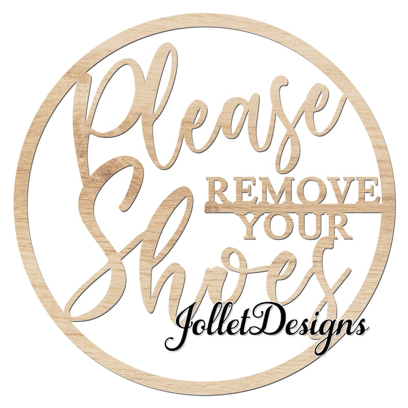 Please Remove Your Shoes Sign - Etsy