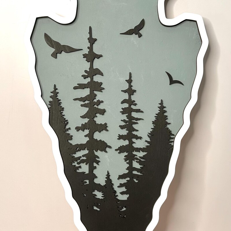 Wooden Arrowhead - Etsy