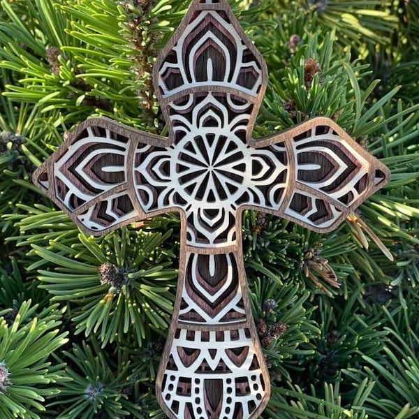 Cross Ornament - Etsy