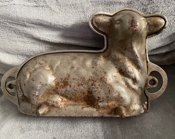 Cast Iron Lamb Mold | Etsy
