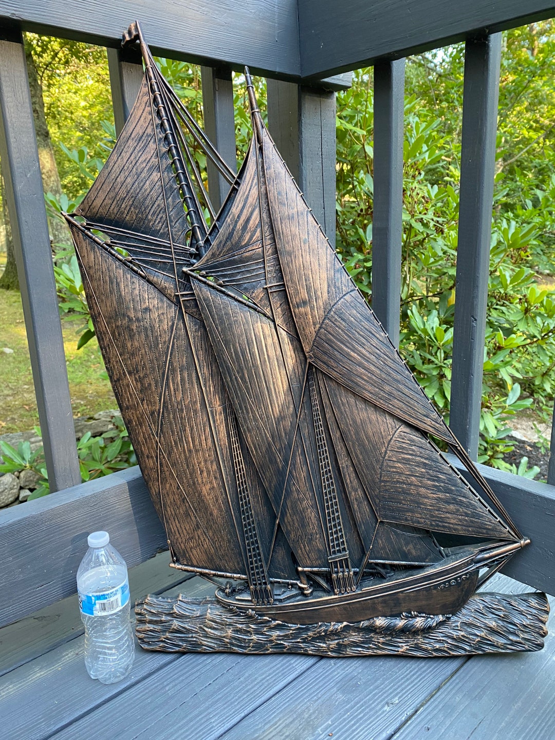 MCM Syroco Dart Industries 3D Large Sailboat Wall Hanging Home Decor - Etsy