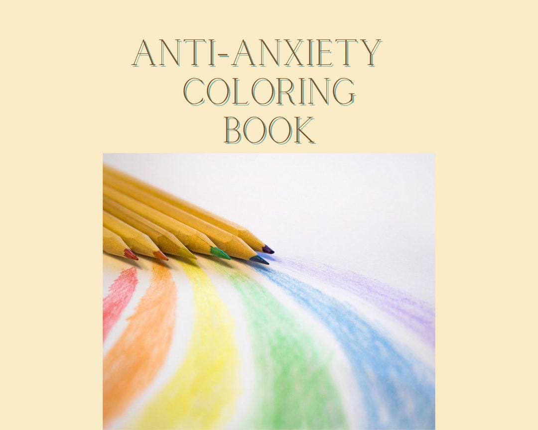 Anti-anxiety Coloring Book - Etsy