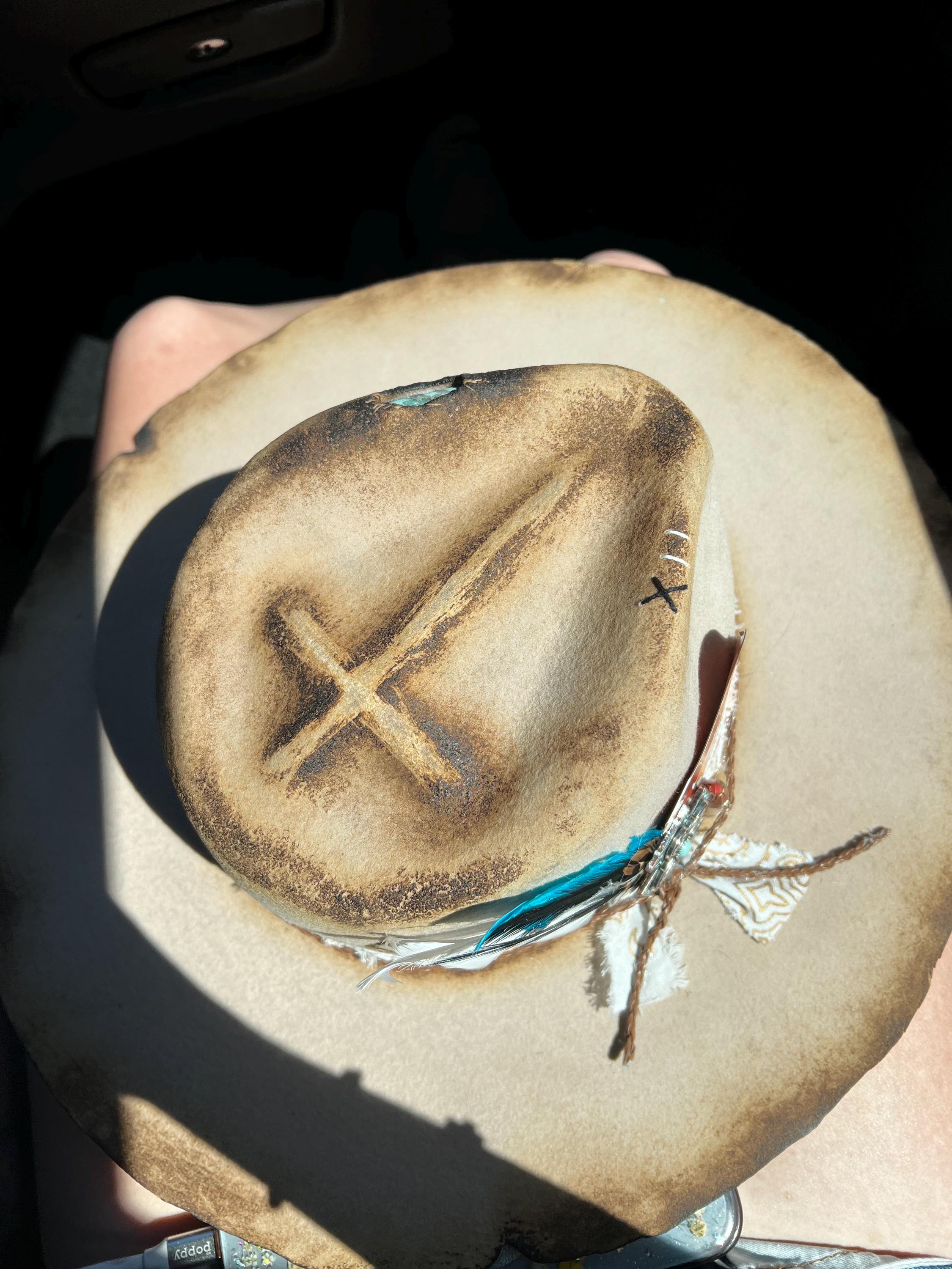 Custom Personalized Burned Cowboy Hat - Etsy