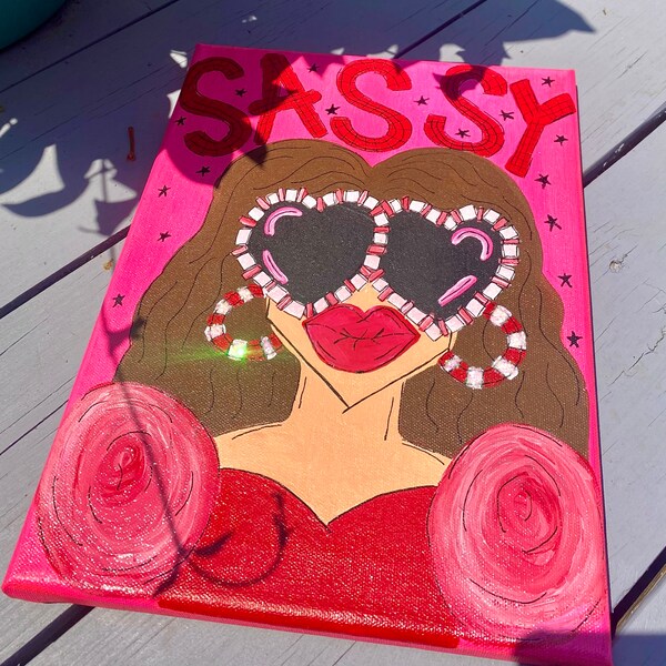 Preppy Custom Painting - Etsy