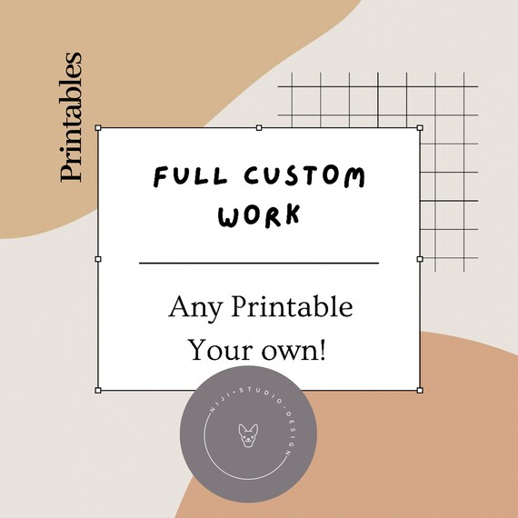 CUSTOM PRINTABLE: Labels Instructions Marketing - Etsy