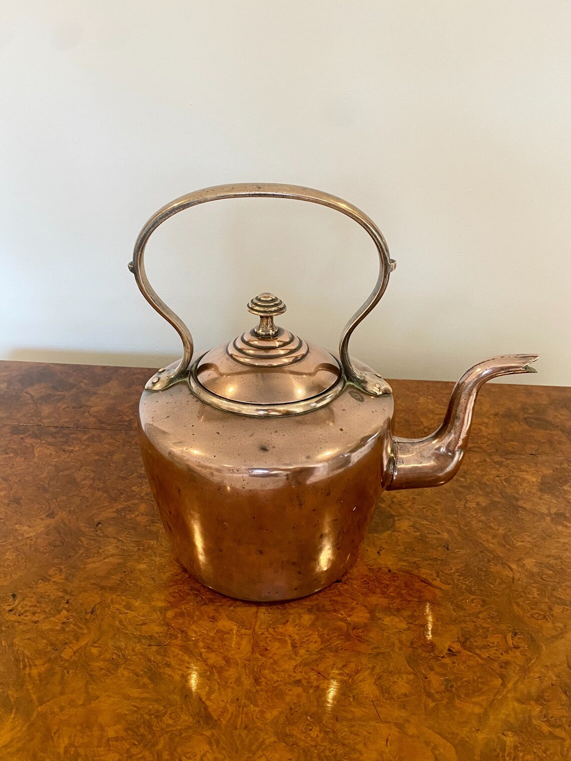 Large Antique George III Copper Kettle - Etsy