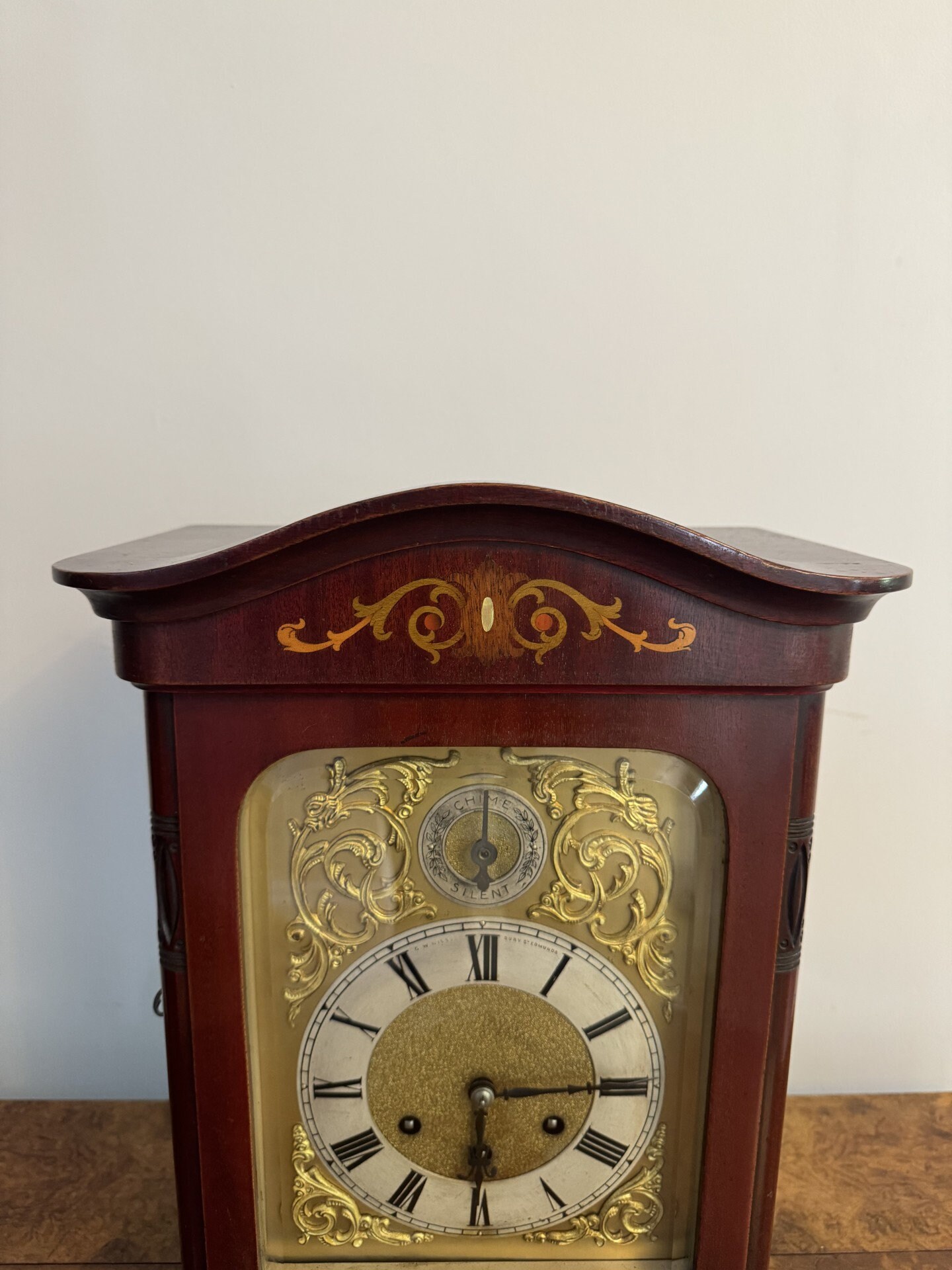Antique Edwardian Quality Mahogany Inlaid Chiming 8 Day Mantle Clock - Etsy