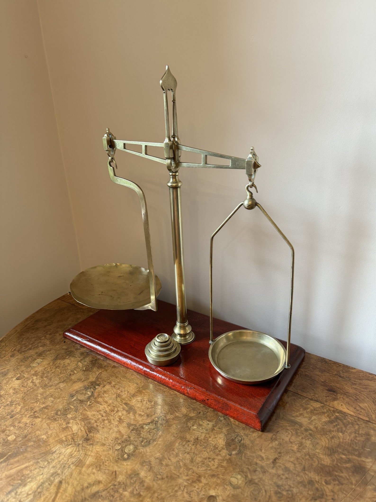 Quality Large Pair of Antique Victorian Scales by Parnall & Sons of ...