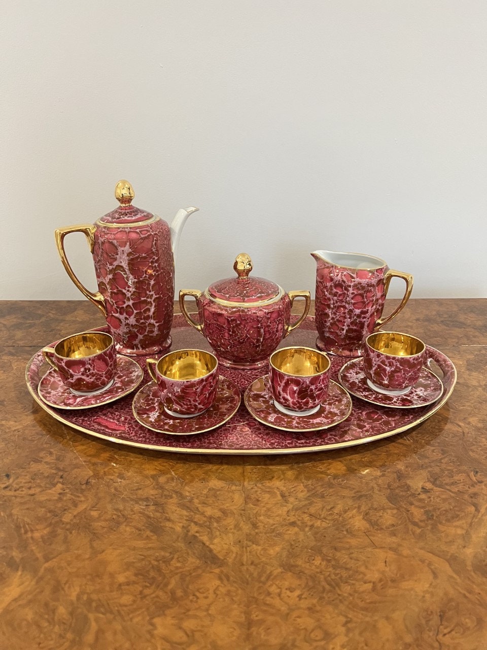 Quality Antique Porcelain Coffee Set - Etsy