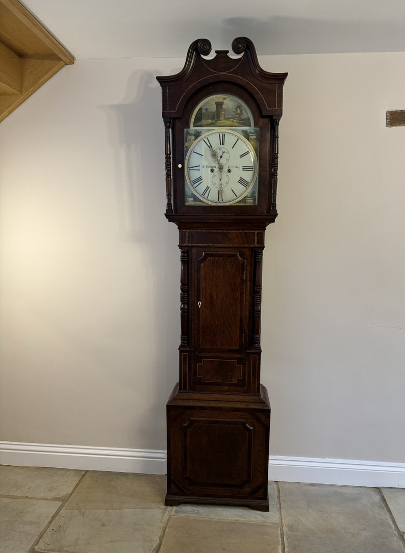 Fantastic Quality Antique George III Mahogany and Oak Longcase Clock - Etsy