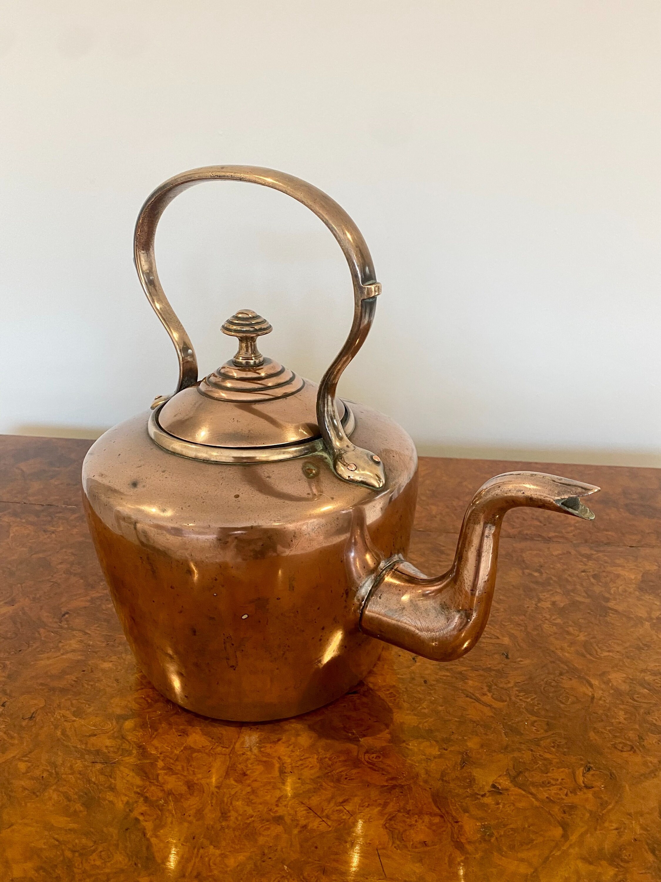 Large Antique George III Copper Kettle - Etsy