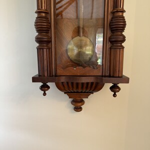 Stunning Quality Antique Victorian Carved Walnut Vienna Wall Clock - Etsy