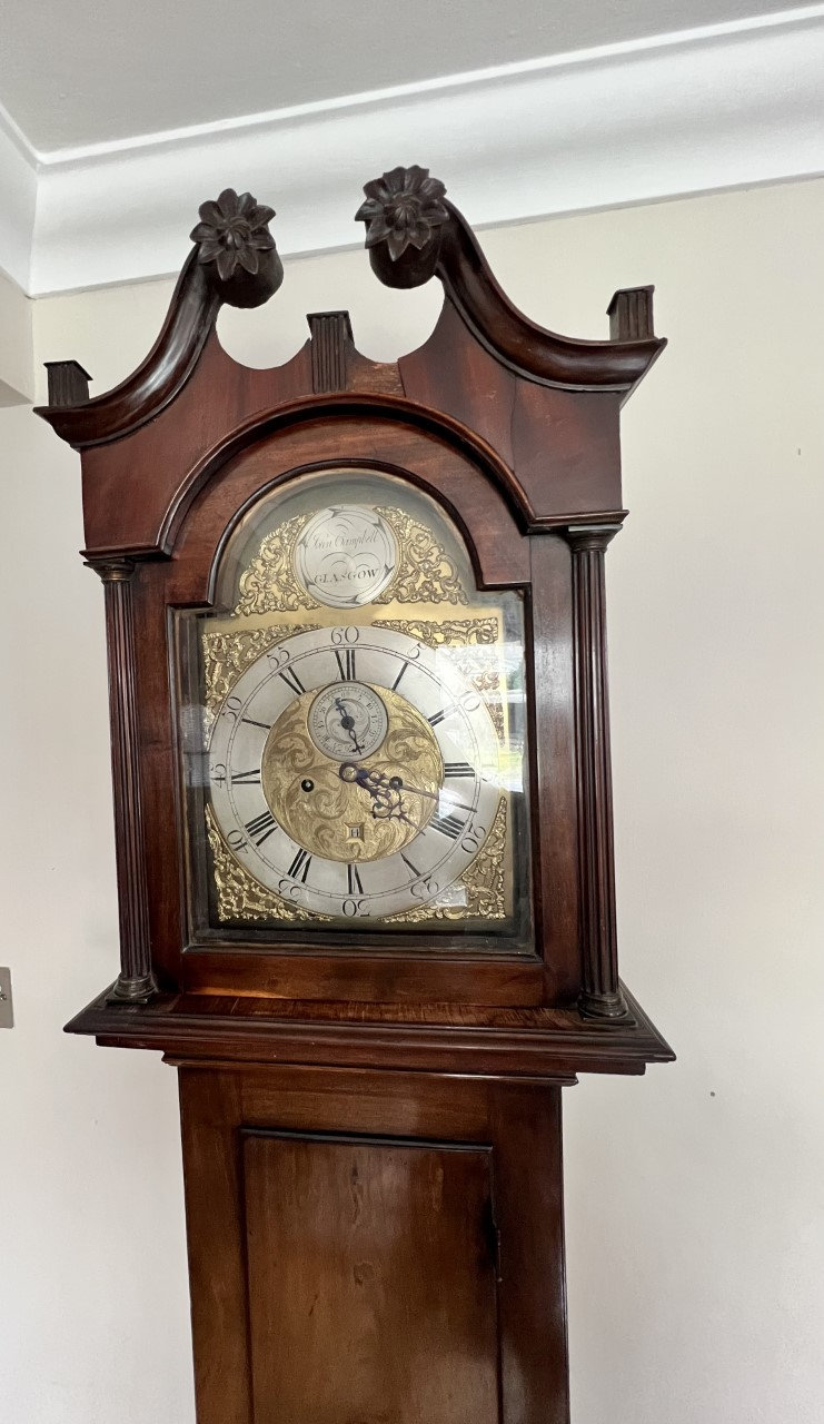 Quality Antique 19th Century Scottish Mahogany Longcase Clock - Etsy