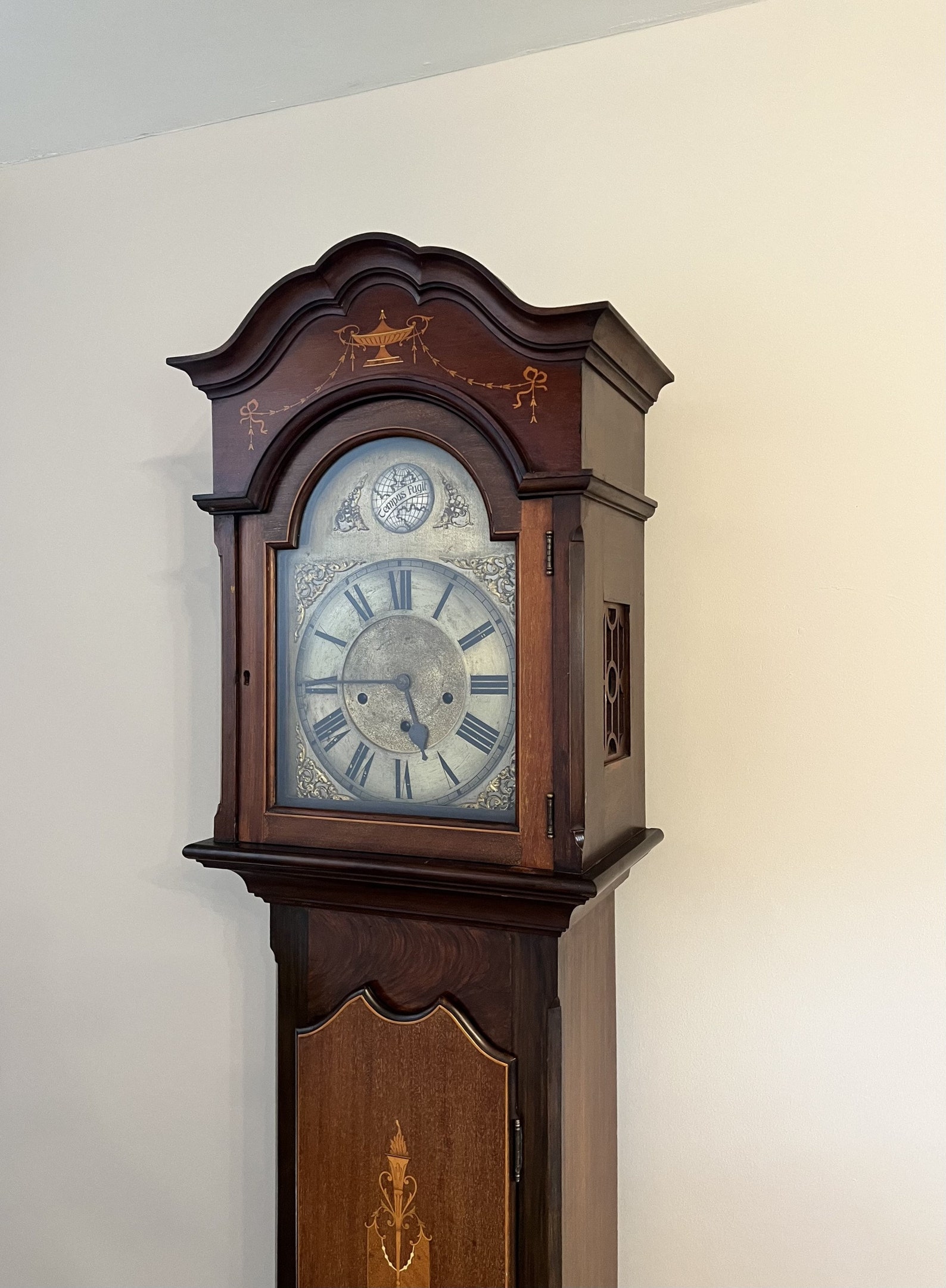 Fine Quality Antique Edwardian Mahogany Inlaid Long Case Clock - Etsy