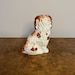 Antique Victorian Staffordshire Spaniel Seated Dog - Etsy