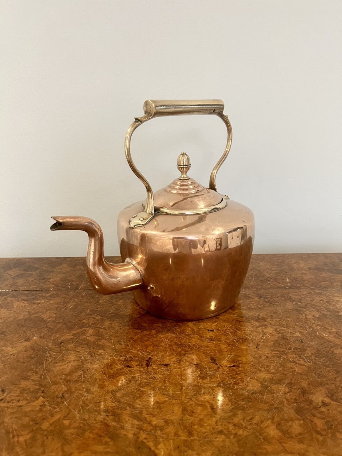 Large Antique George III Copper Kettle - Etsy