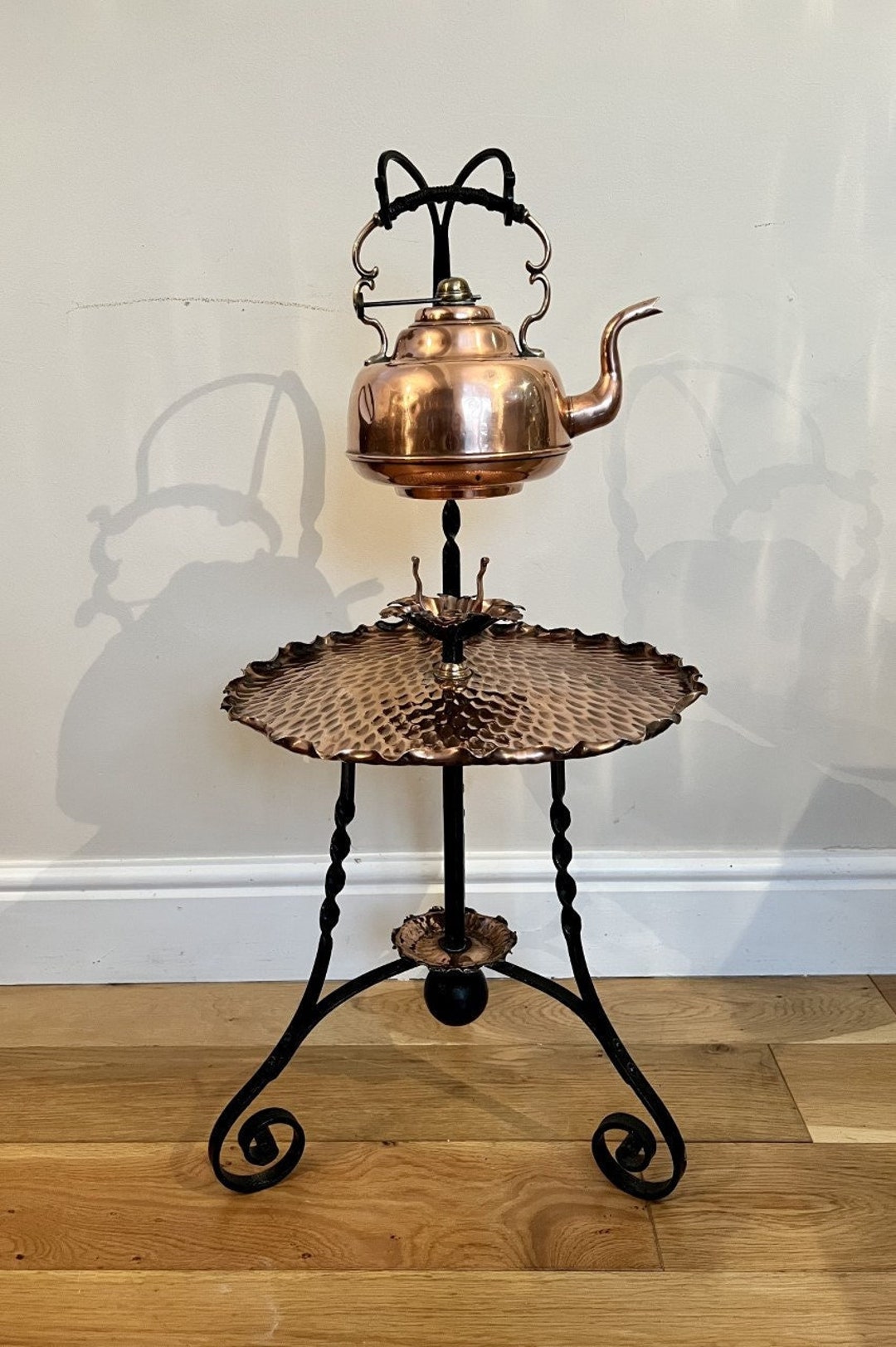 Unusual Antique Art and Crafts Quality Copper Hanging Kettle - Etsy