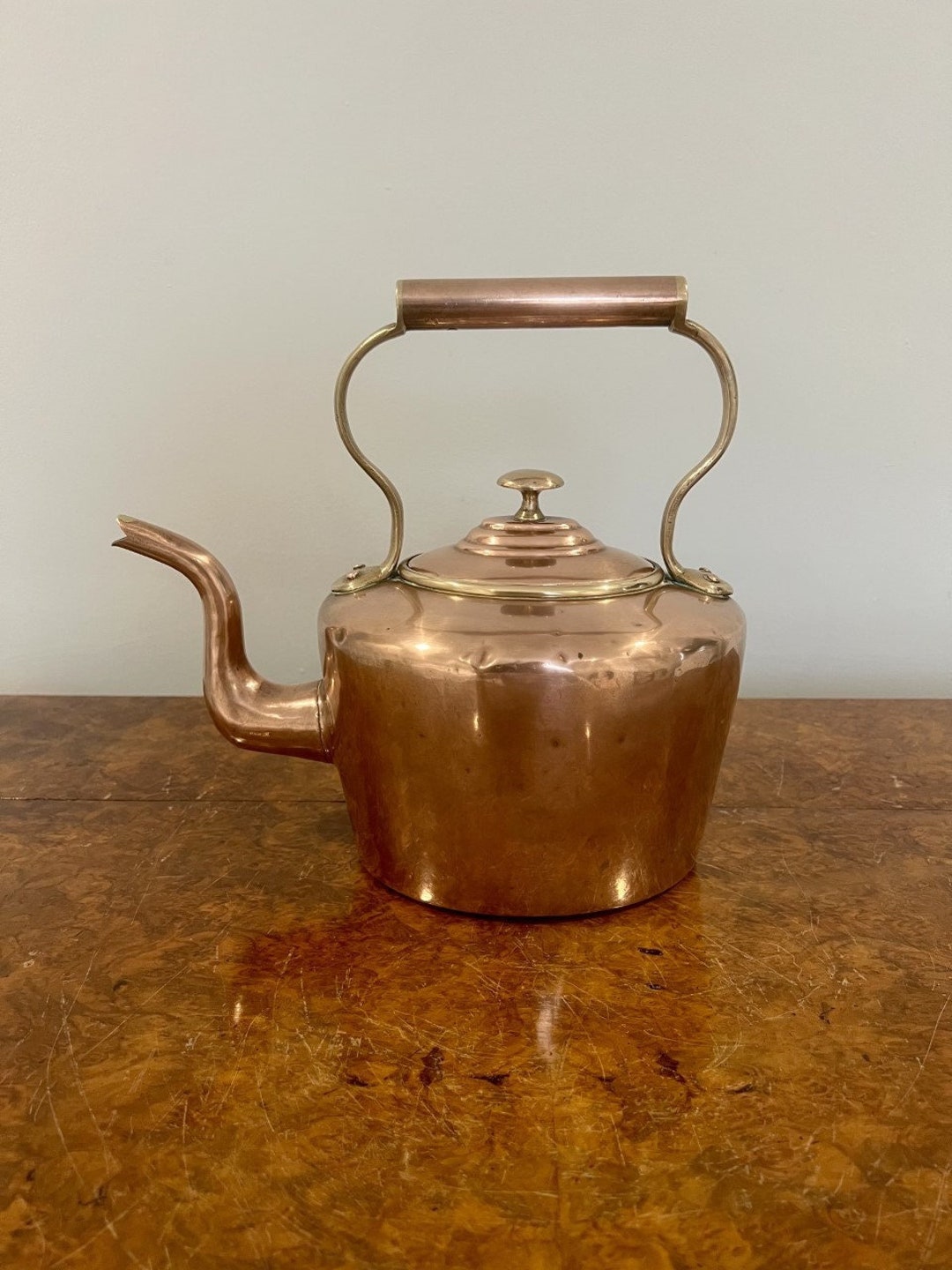 Small Antique George III Quality Copper Kettle - Etsy