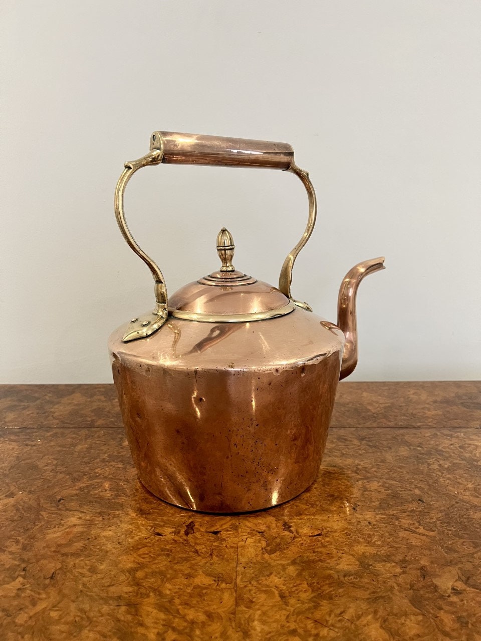 Large Antique George III Copper Kettle - Etsy