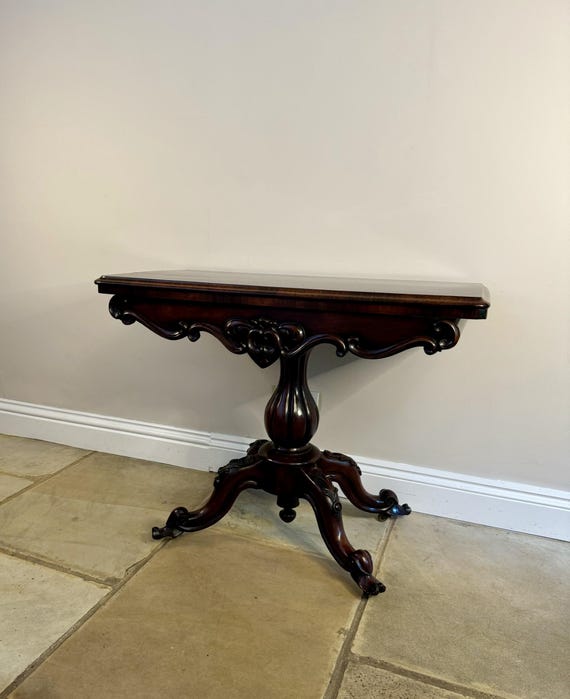 Rosewood card table store