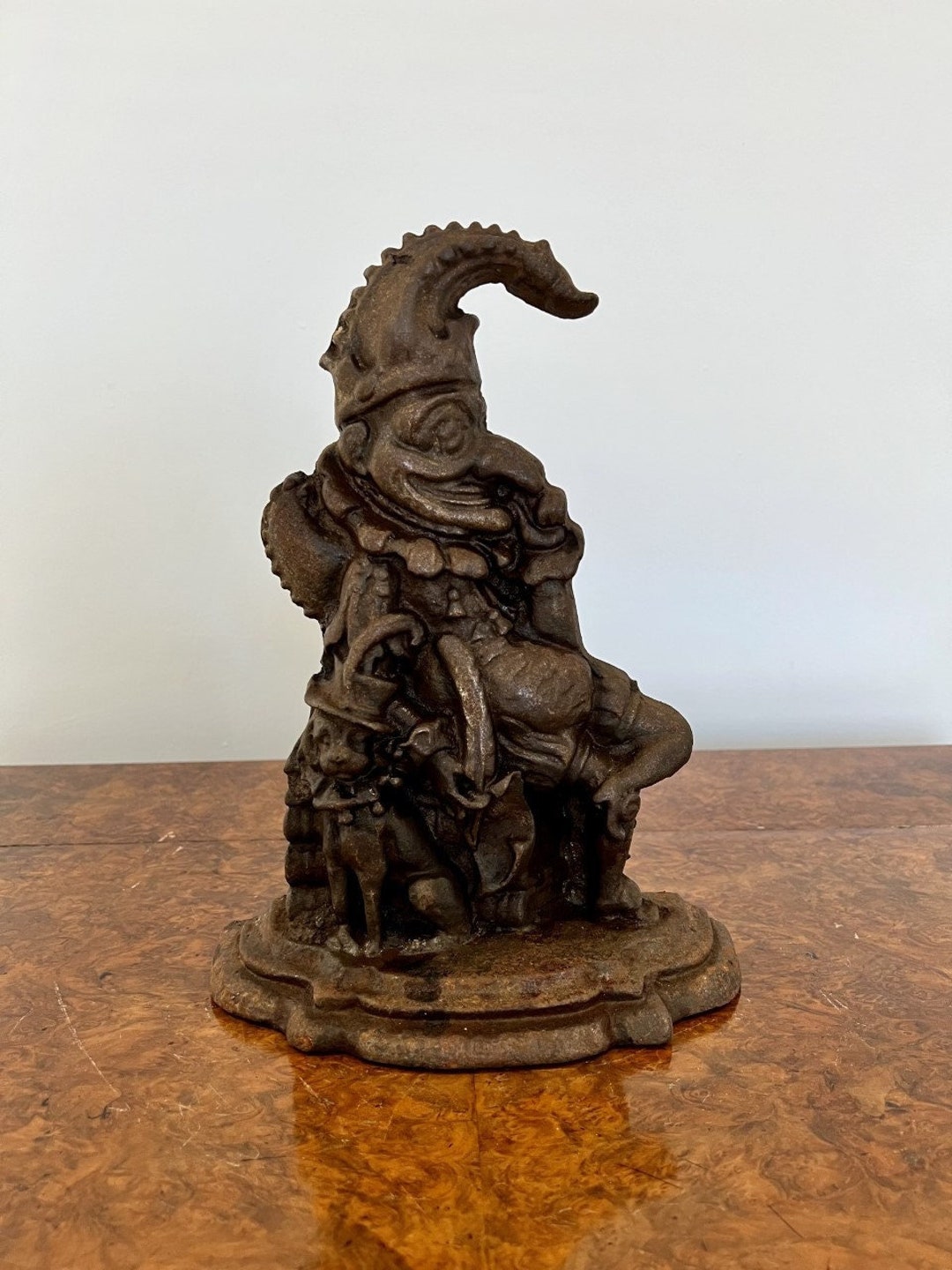 Original Antique Mr Punch Cast Iron Door Stop - Etsy