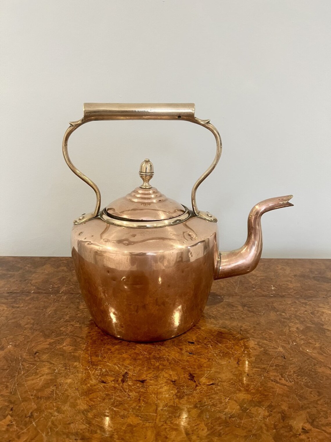 Large Antique George III Copper Kettle - Etsy