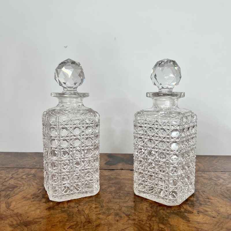 Square Decanter - Etsy