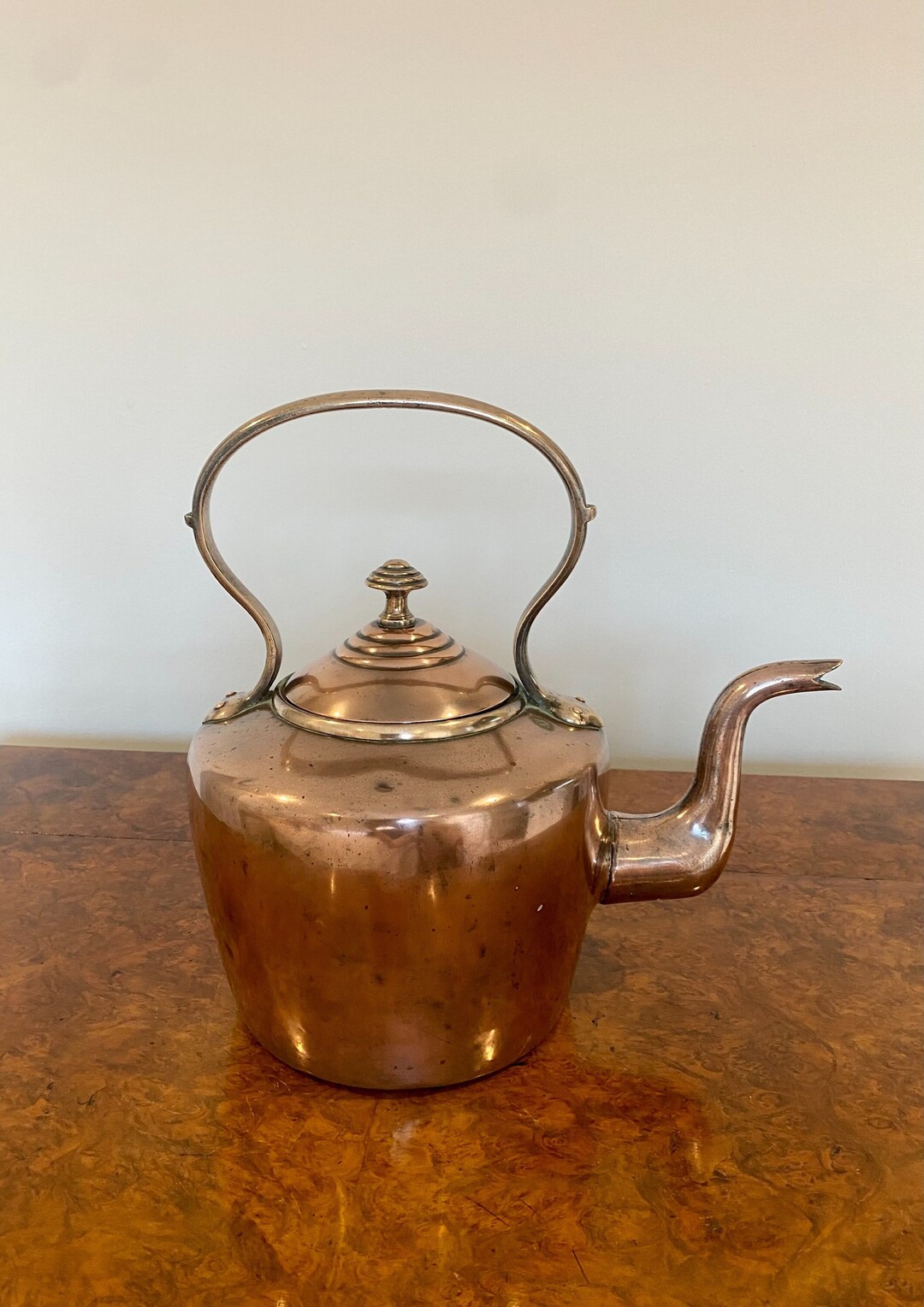 Large Antique George III Copper Kettle - Etsy