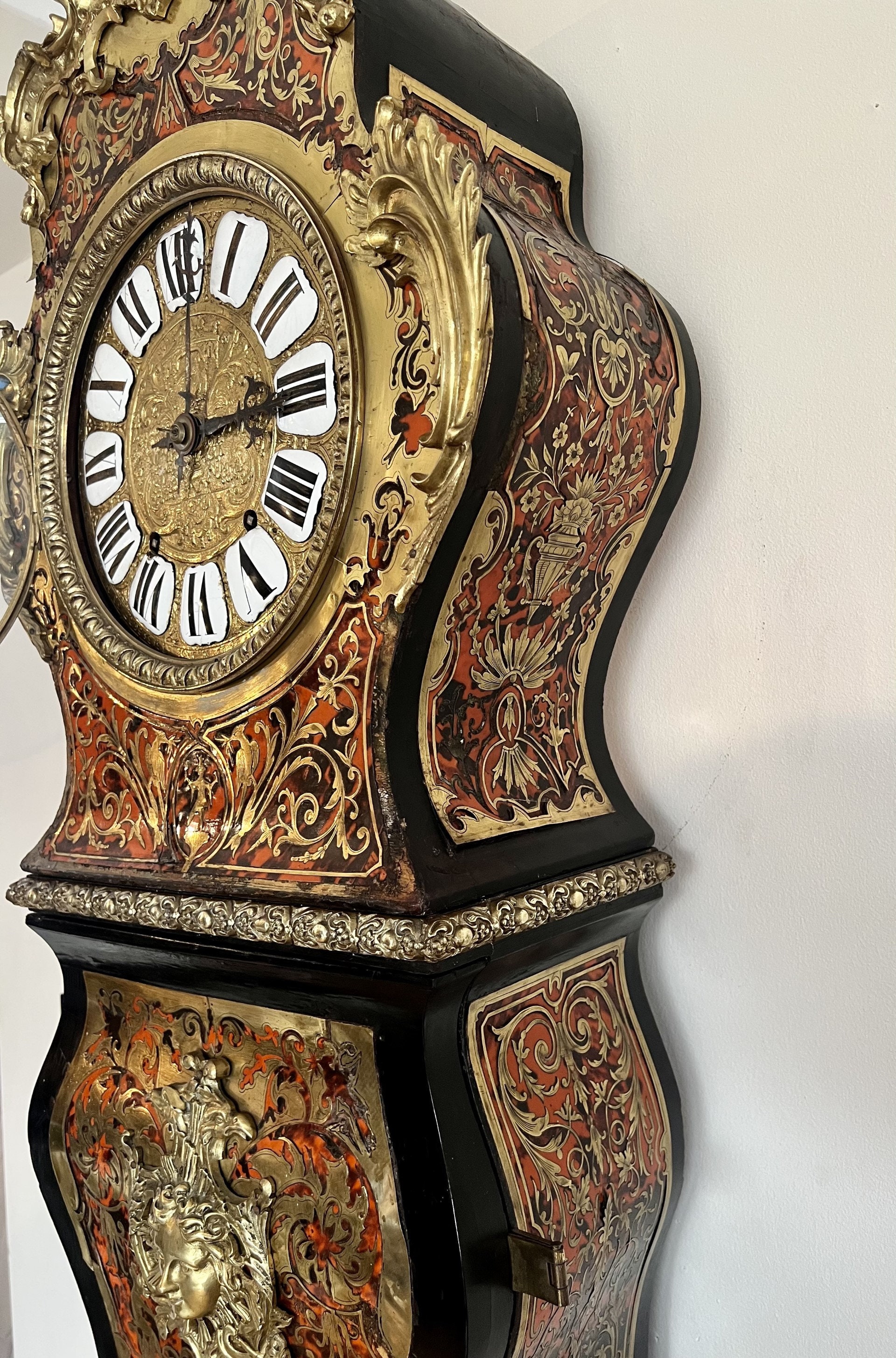 Fantastic Quality Napoleon III Marquetry Inlaid Eight Day Longcase ...
