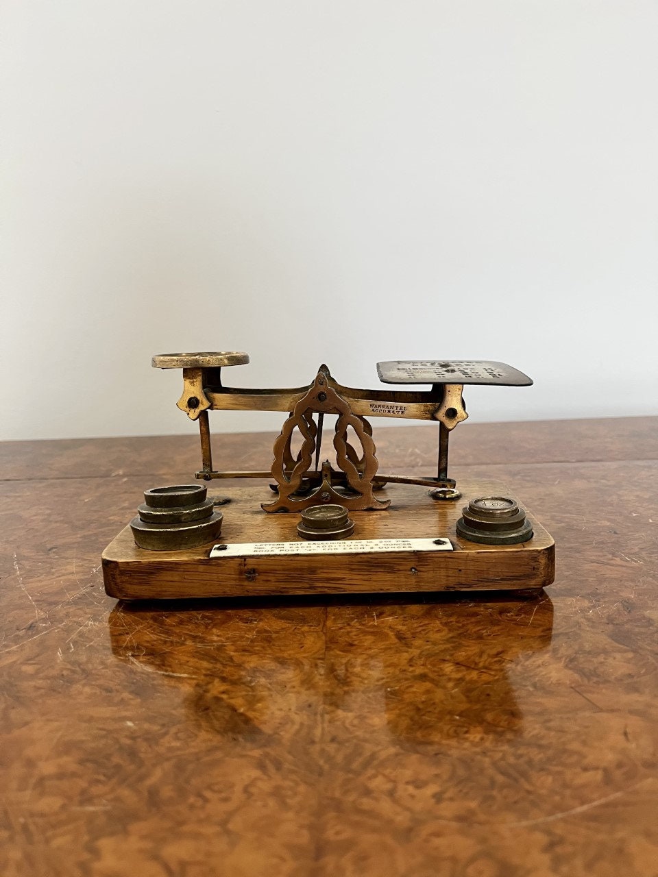Set of Quality Antique Victorian Letter and Postal Scales - Etsy