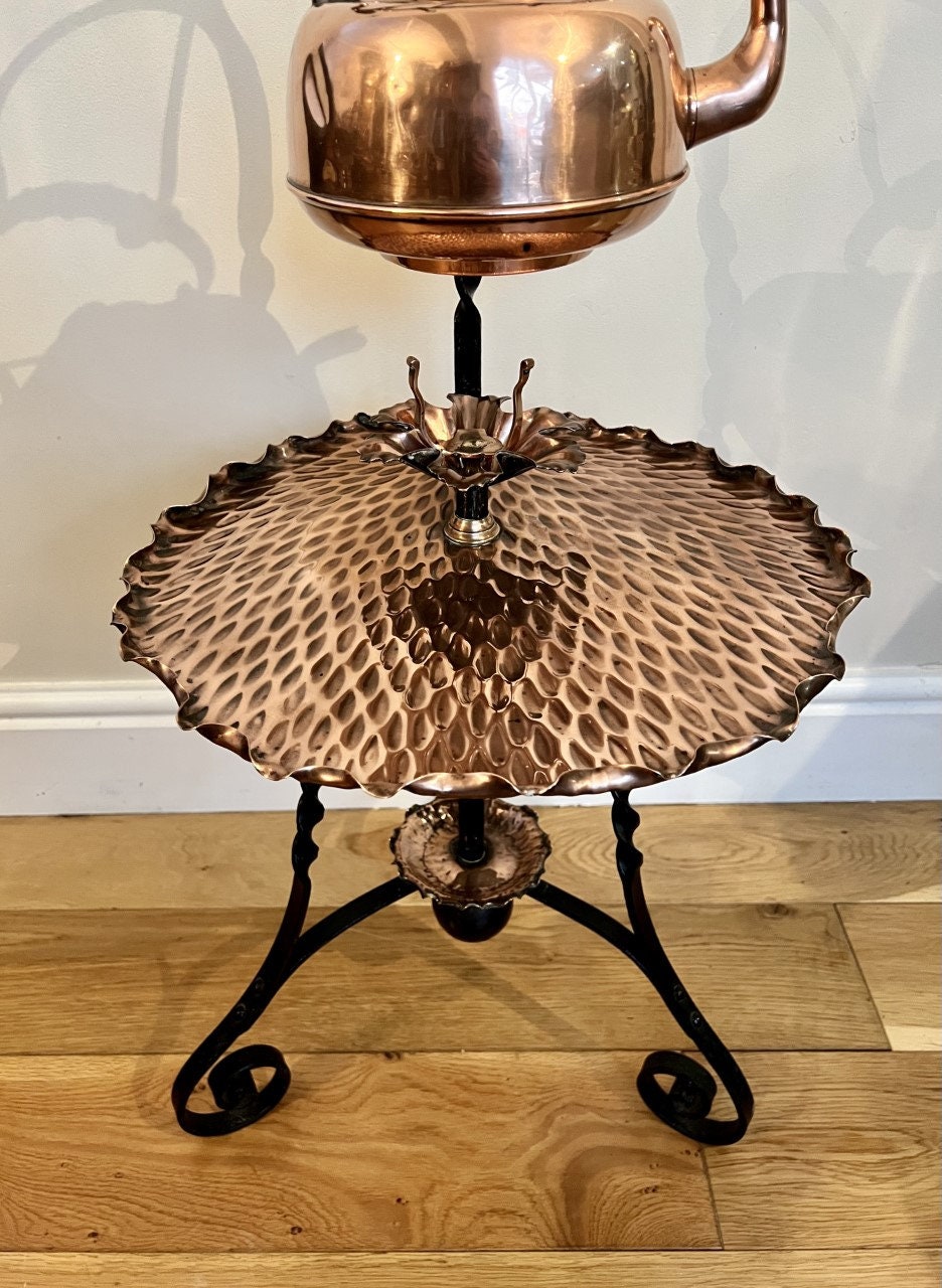 Unusual Antique Art and Crafts Quality Copper Hanging Kettle - Etsy