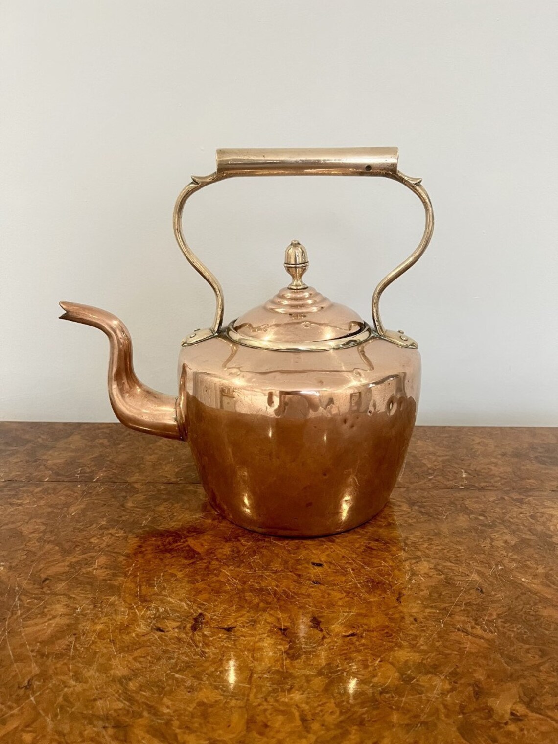 Large Antique George III Copper Kettle - Etsy