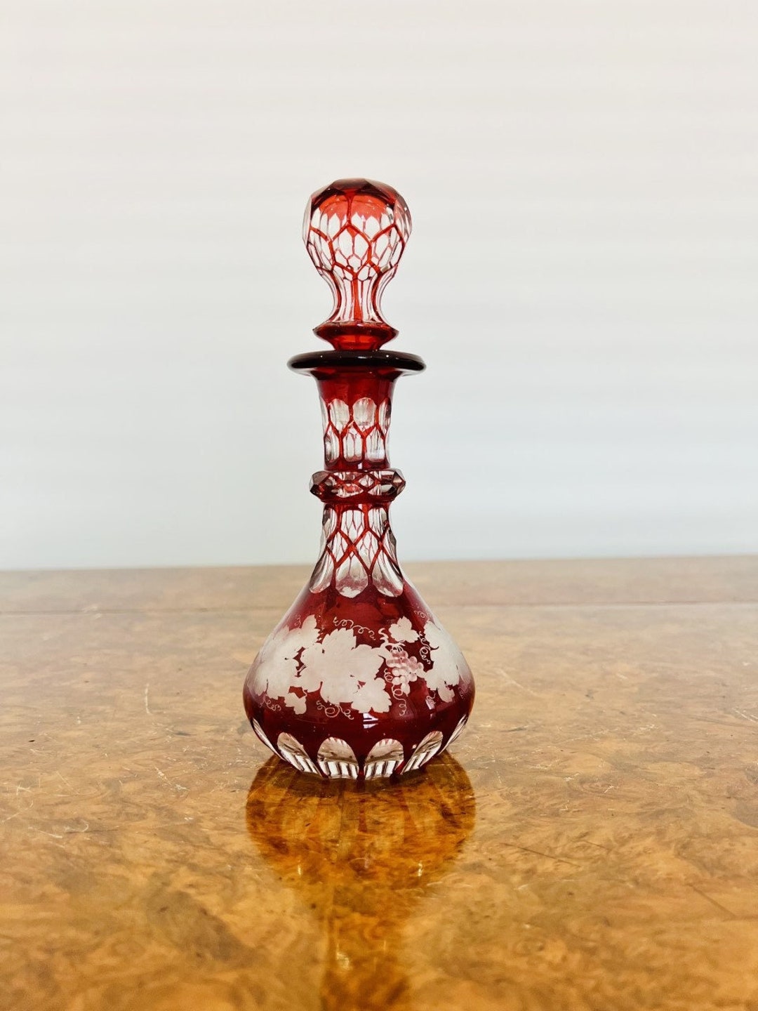 Quality Antique Victorian Glass Spirit Perfume Bottle and Stopper - Etsy