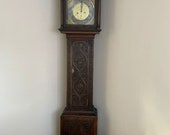 Quality Antique George III Carved Oak Brass Face Longcase - Etsy