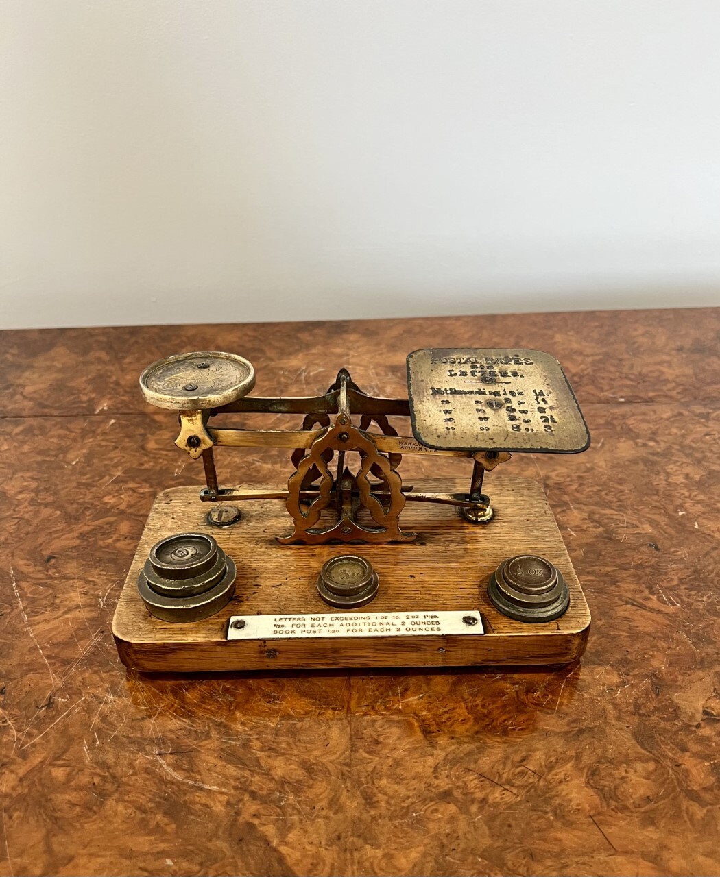 Set of Quality Antique Victorian Letter and Postal Scales - Etsy