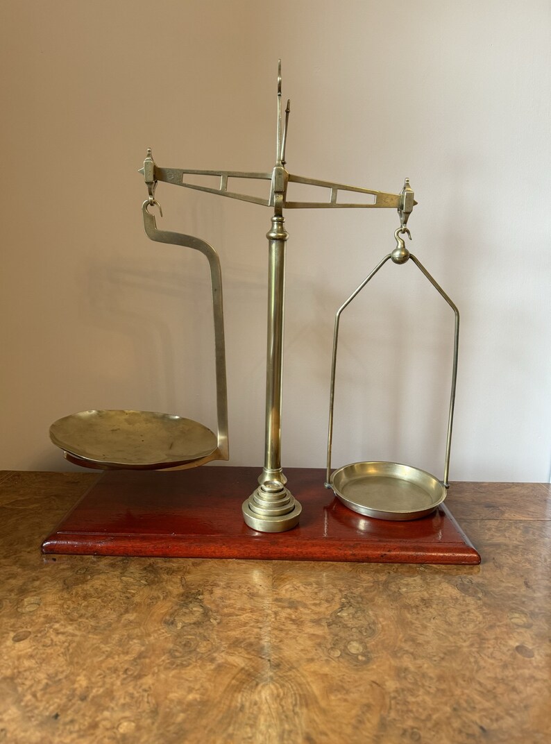Quality Large Pair of Antique Victorian Scales by Parnall & Sons of ...